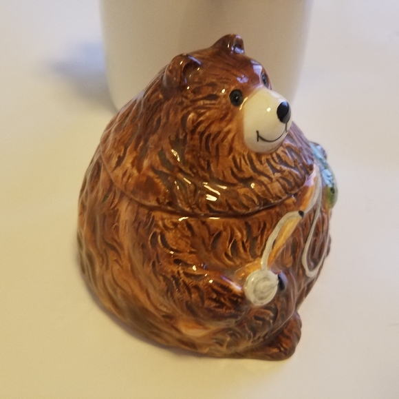 Accents | Vintage Bear Gone Fishing Trinket Box | Poshmark